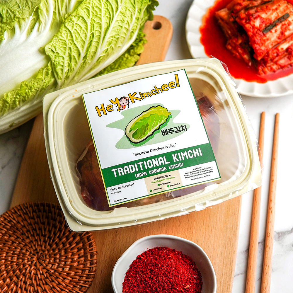 TRADITIONAL KIMCHEE[Napa Cabbage Kimchee] – Hey Kimchee
